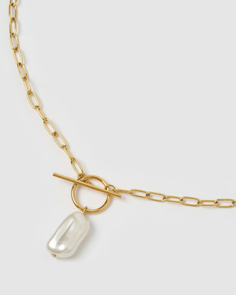 Miz Casa & Co Hadley Necklace Gold Pearl – Miz Casa and Co